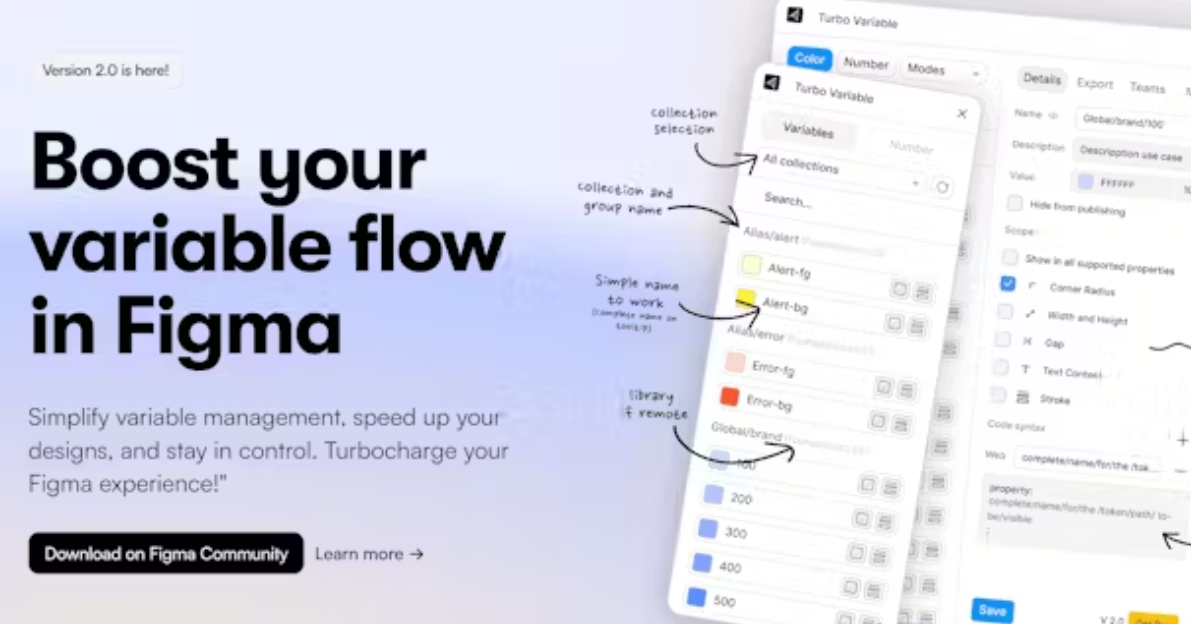 Turbo Variable - Centralized variable management for your Figma designs | Steemhunt